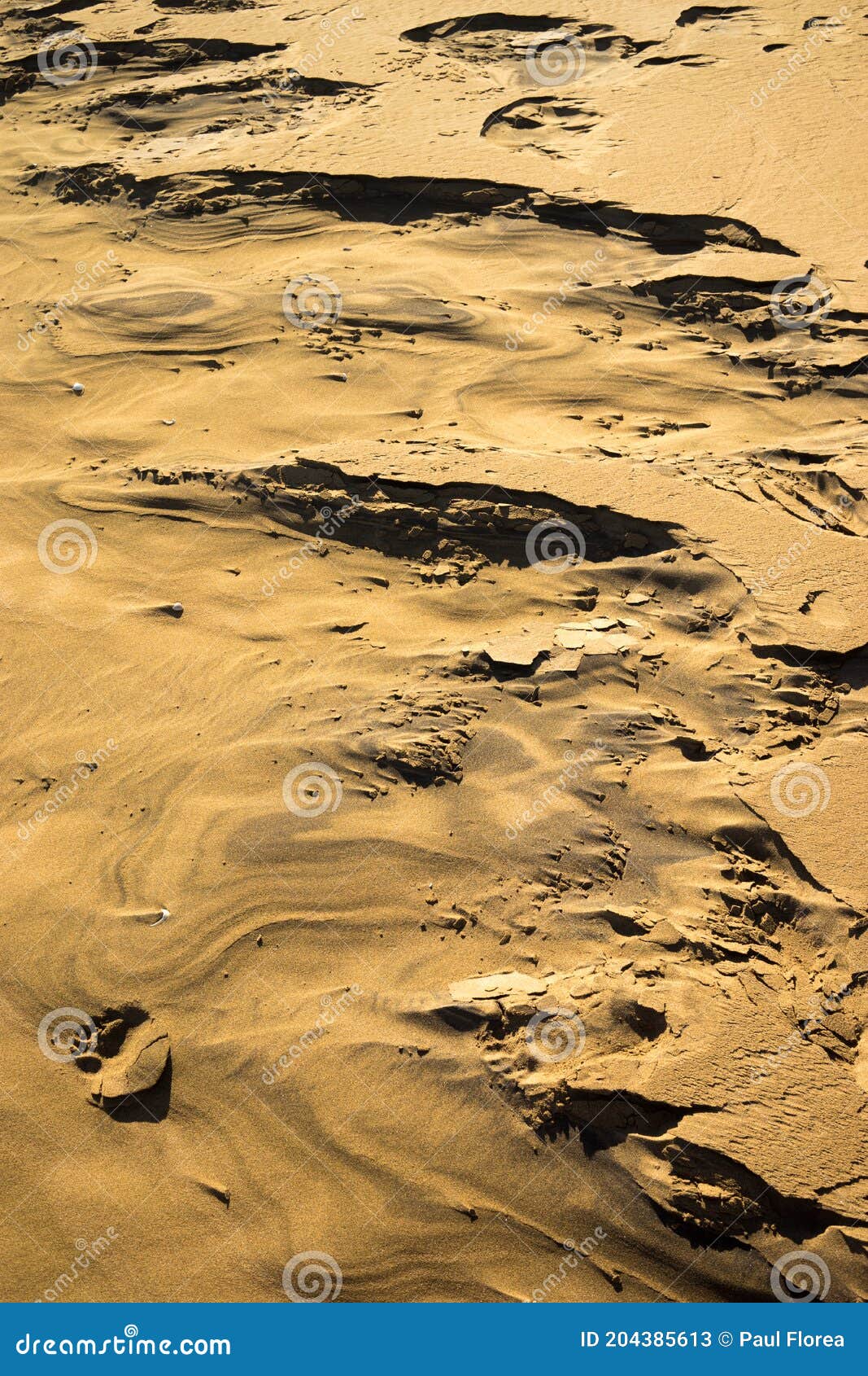 Sand Formation on the Beach Stock Image - Image of tropical, background ...