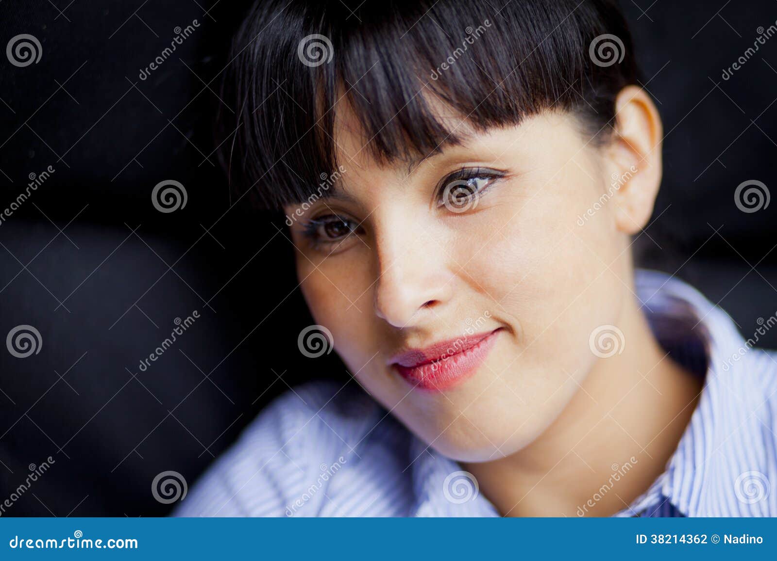 Spanish Woman Smiling stock photo. Image of healthy, expression - 38214362