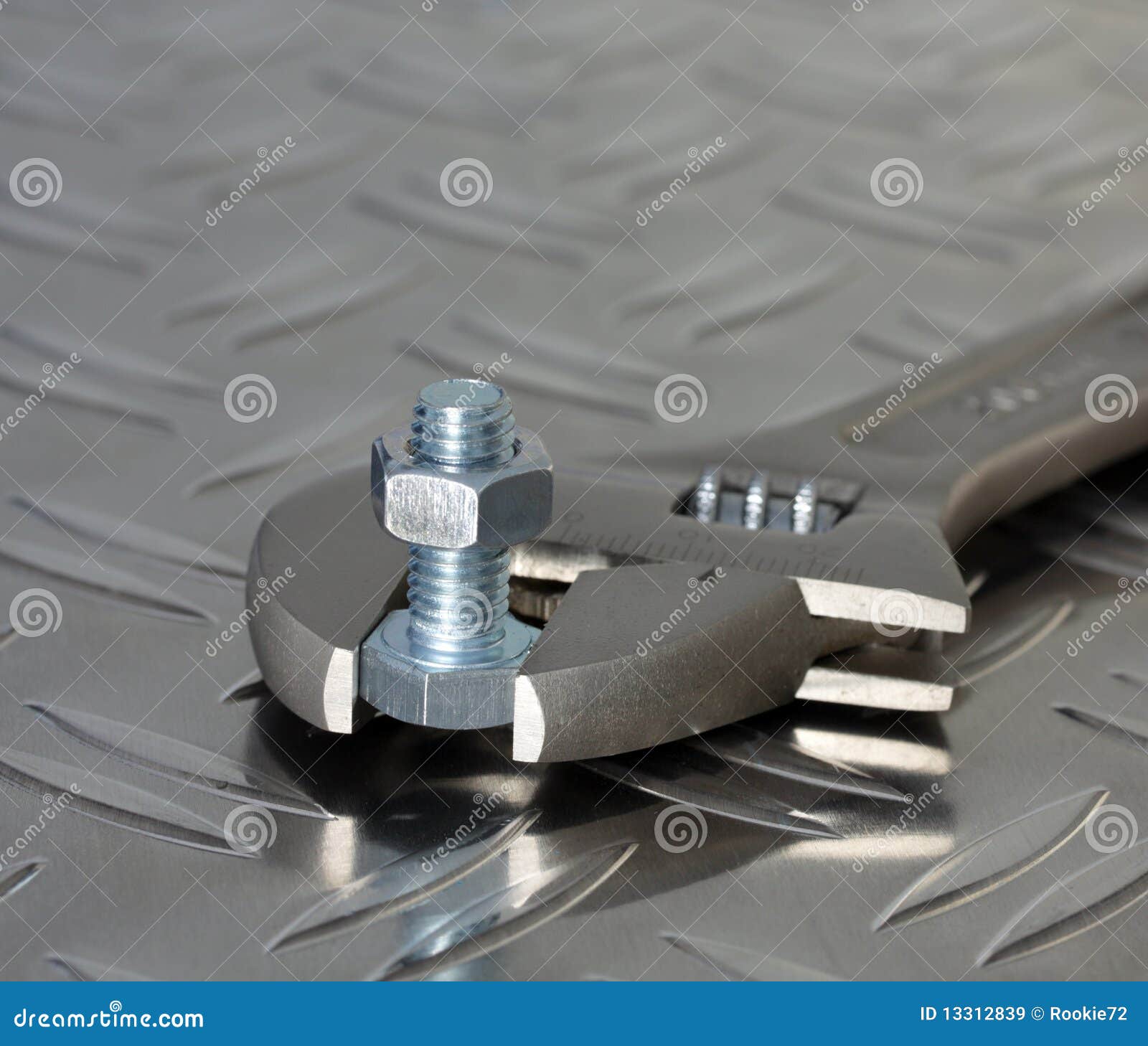 Spanne?, Tornillo Y Tuerca Ajustables Imagen de archivo - Imagen de ...