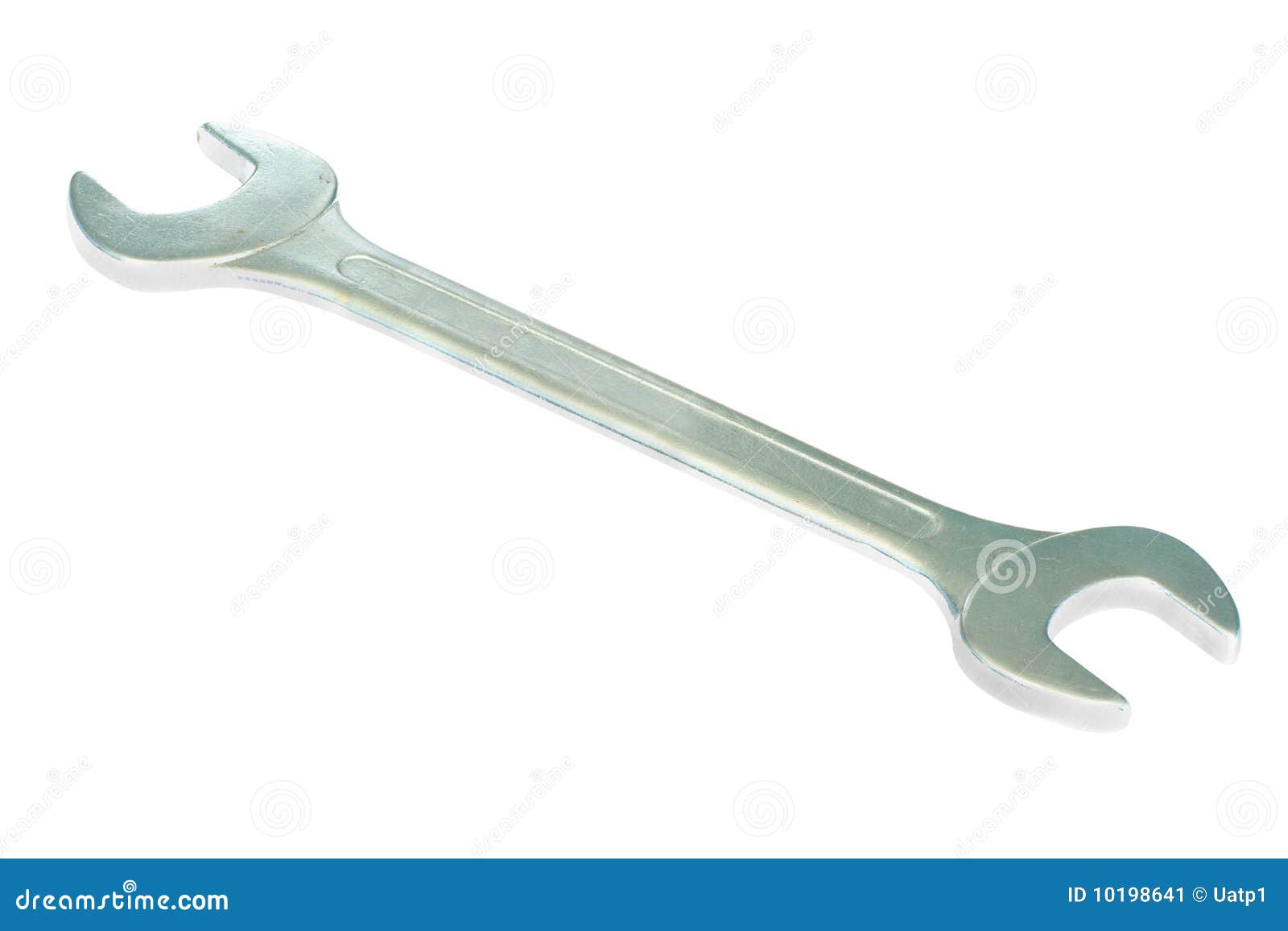 Spanner stock image. Image of tool, isolated, steel, single - 10198641