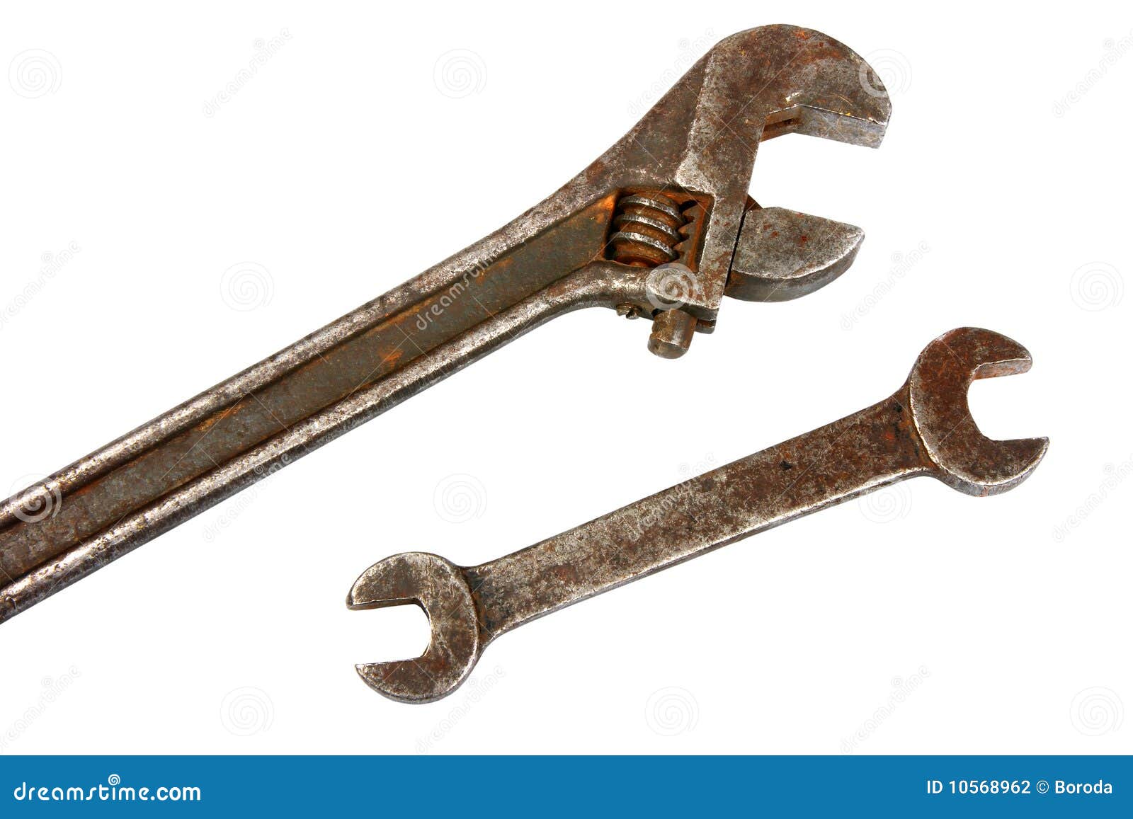 Spanner. stock photo. Image of store, isolated, retro - 10568962