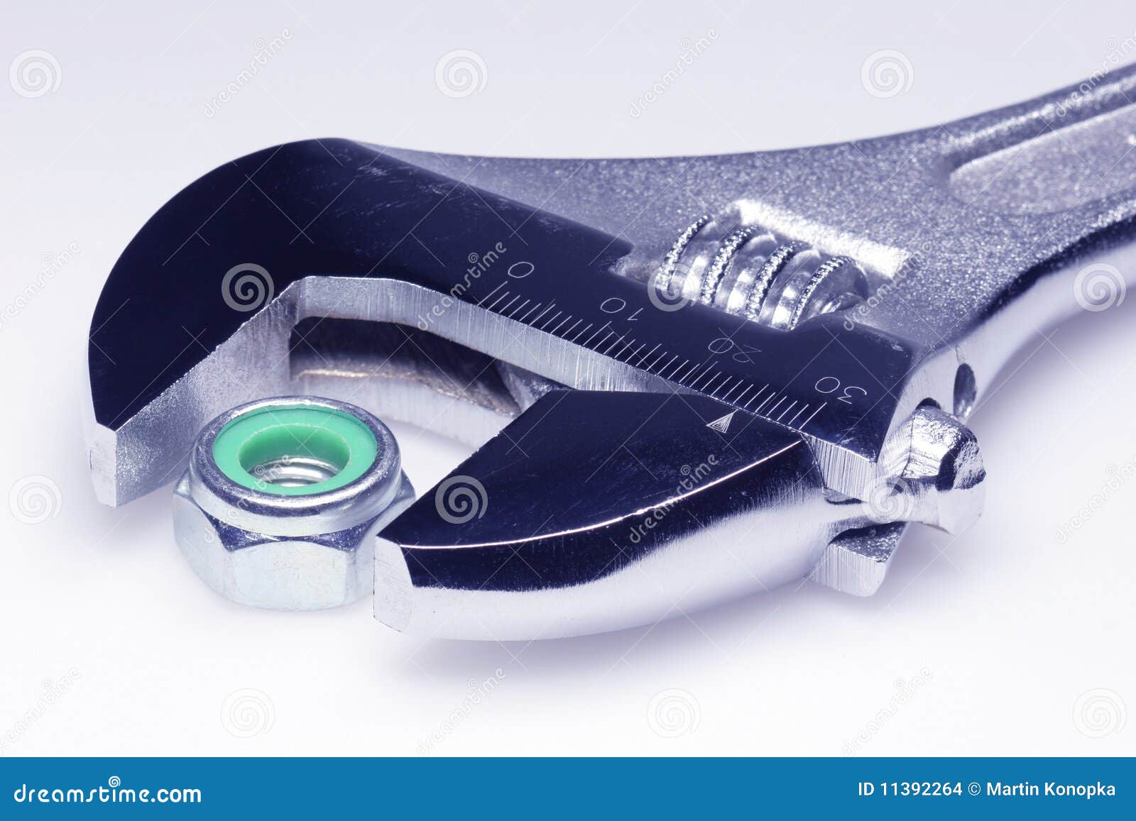 Spanner stock photo. Image of close, green, repair, chrome - 11392264