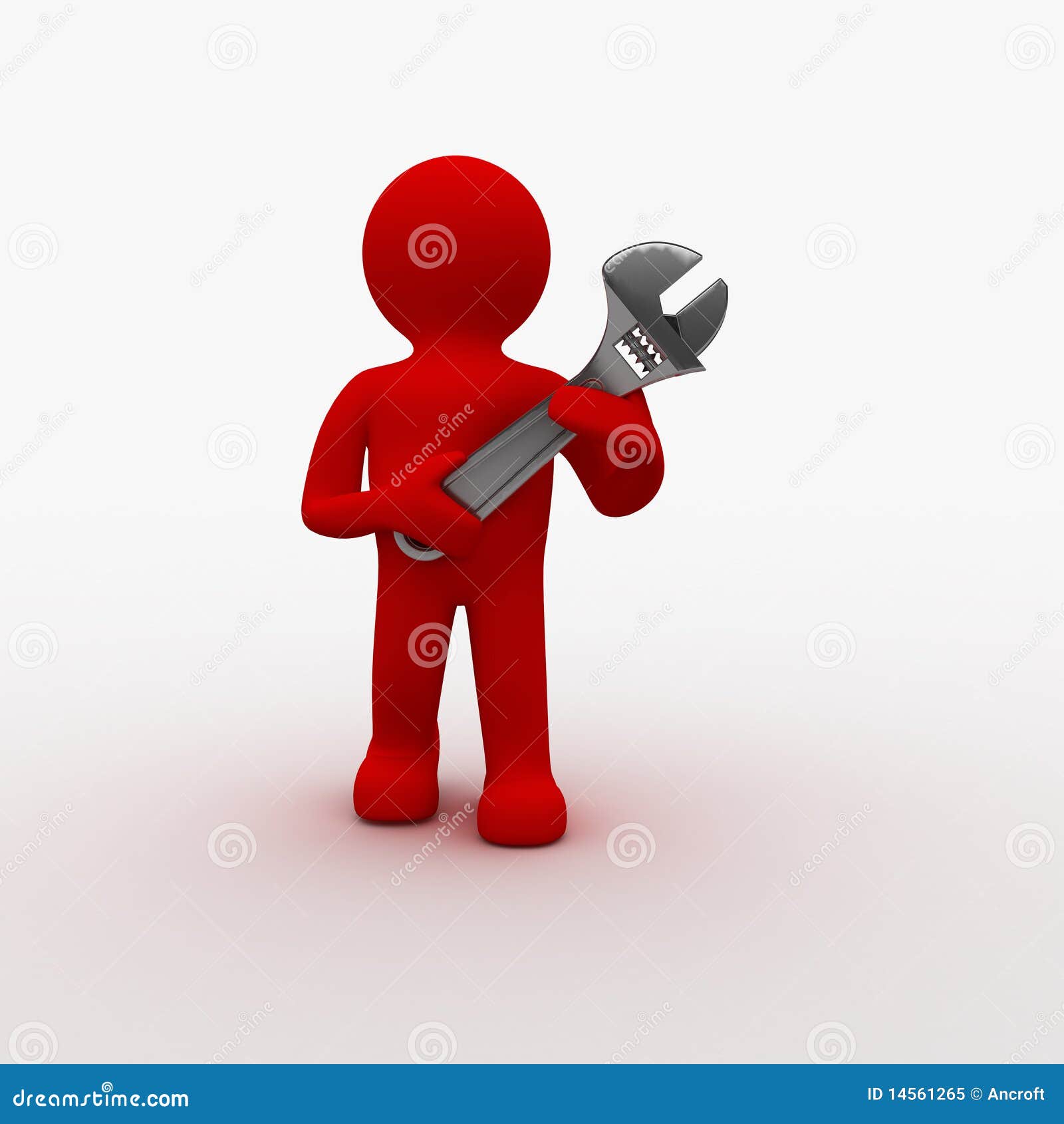 Spanner stock illustration. Illustration of caucasian - 14561265