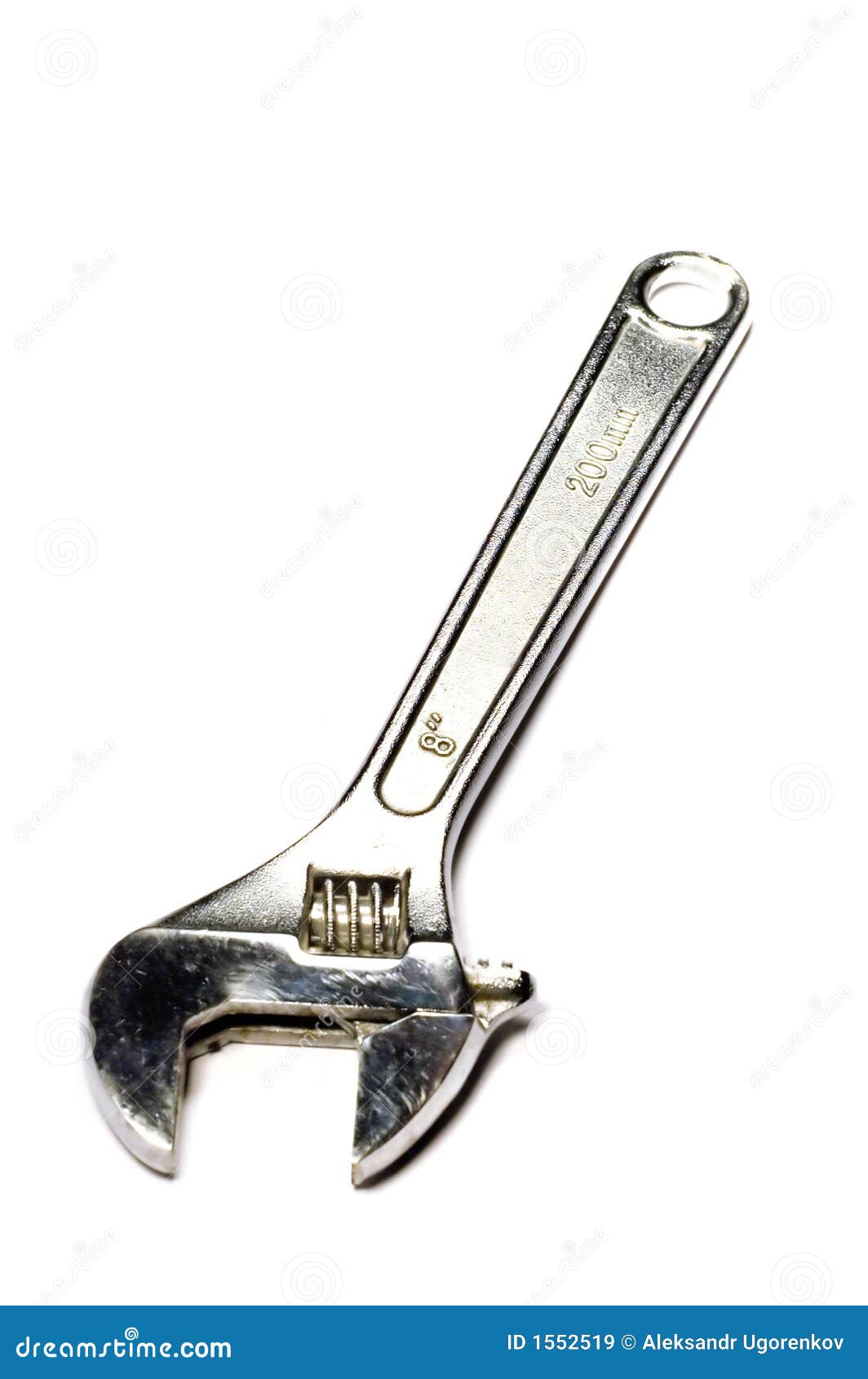 Spanner stock image. Image of spanner, crescent, metal - 1552519