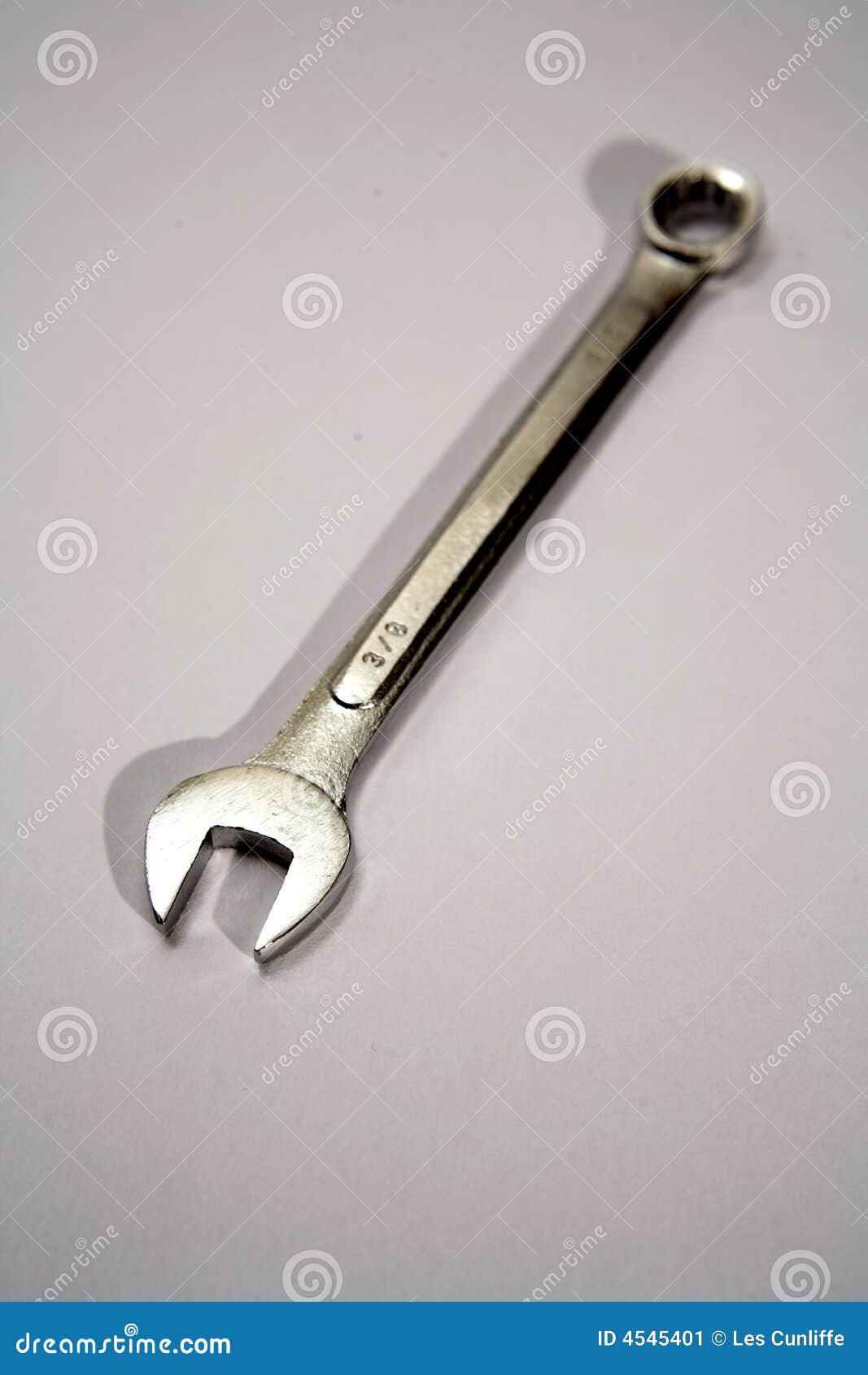 Spanner stock image. Image of white, hand, equipment, chrome - 4545401