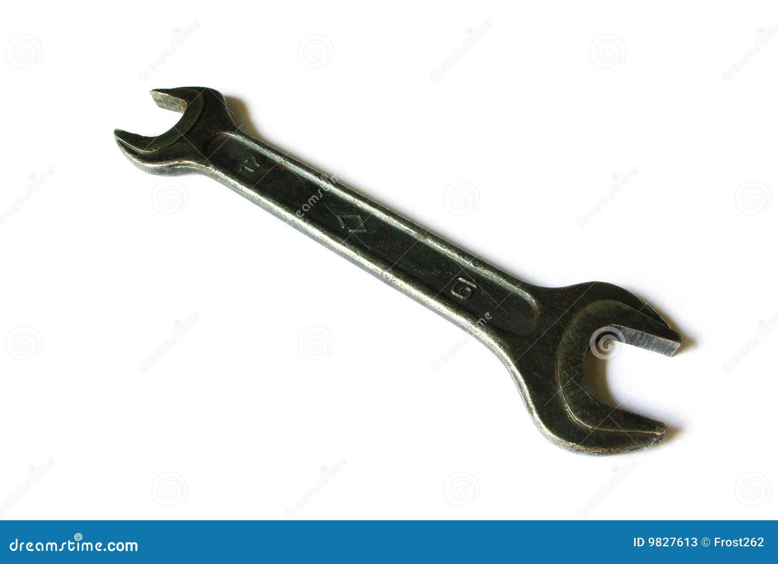 Spanner stock image. Image of repairing, white, machine - 9827613