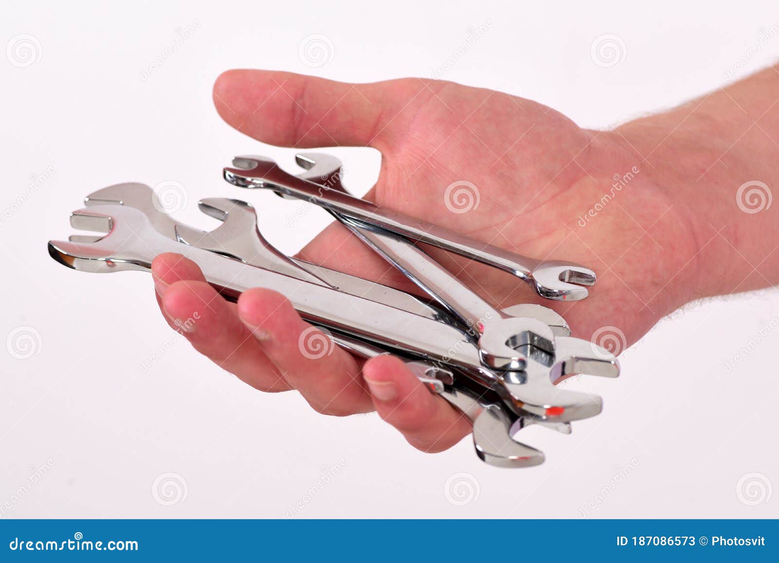 Service And Engineering Concept. Man With Serious Face In Uniform ...