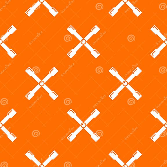 Spanner Pattern Vector Orange Stock Vector - Illustration of background ...