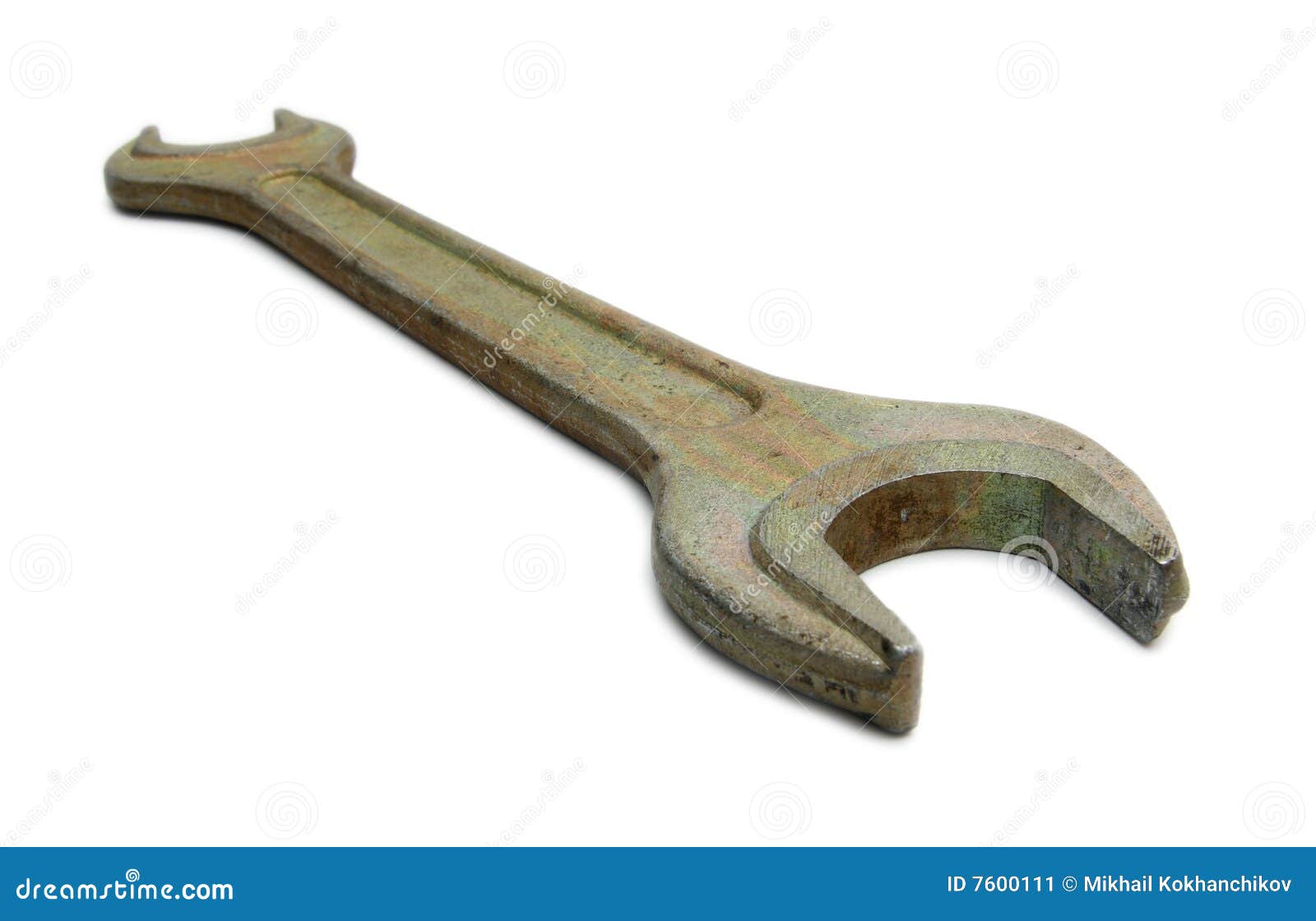 Spanner tool stock image. Image of work, object, steel - 7600111
