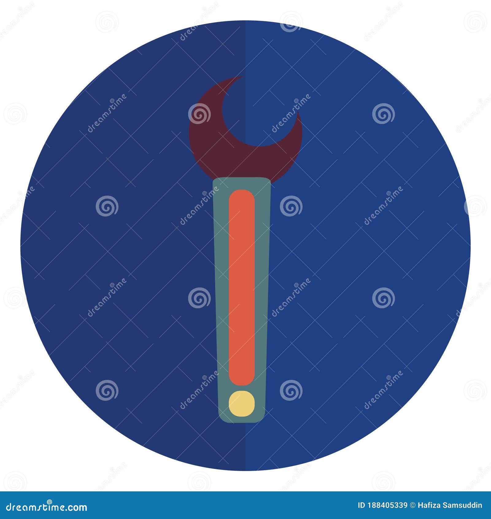 Spanner. Vector Illustration Decorative Design Stock Vector ...