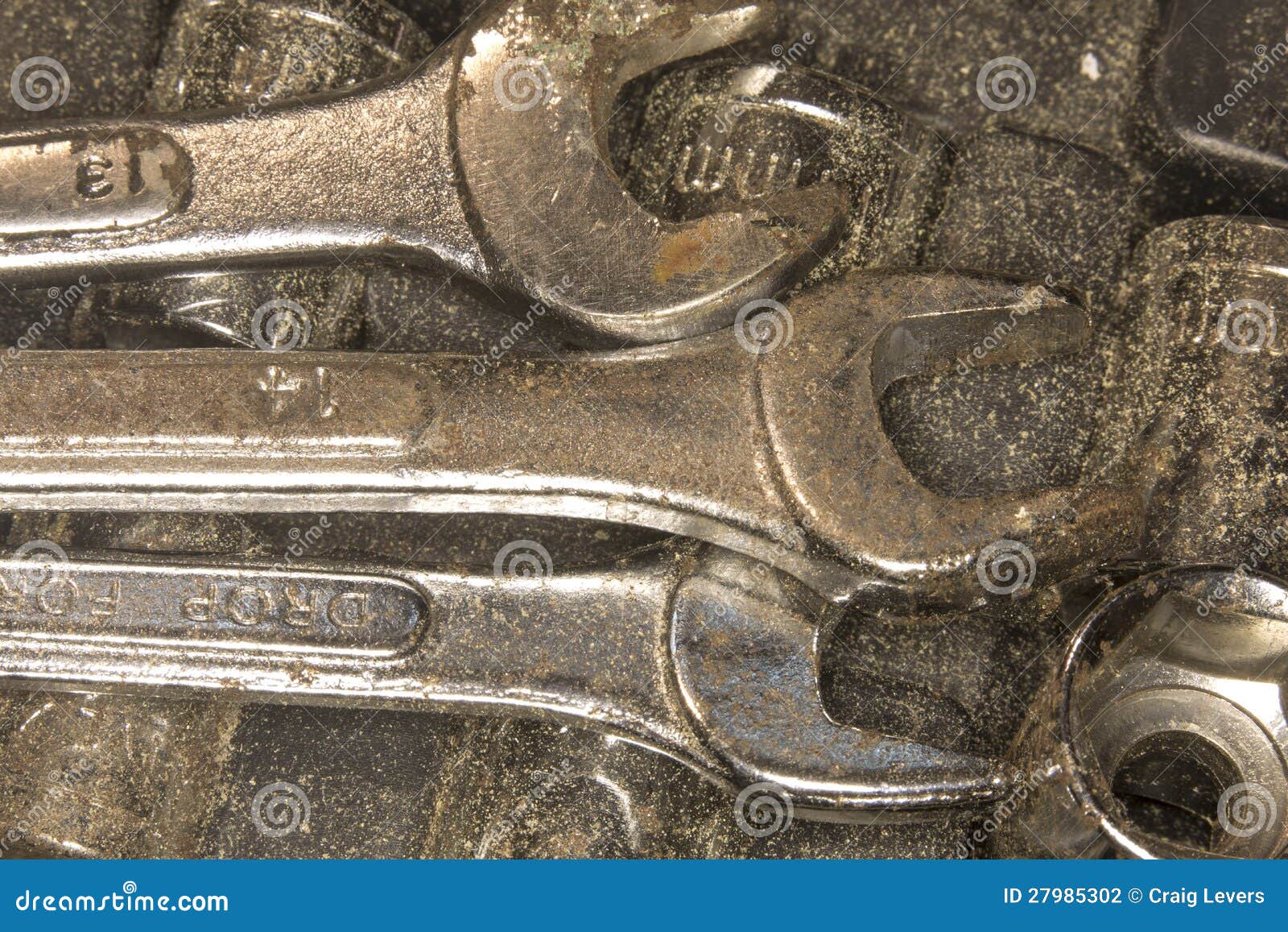 Spanners stock photo. Image of spanner, dirty, stainless - 27985302