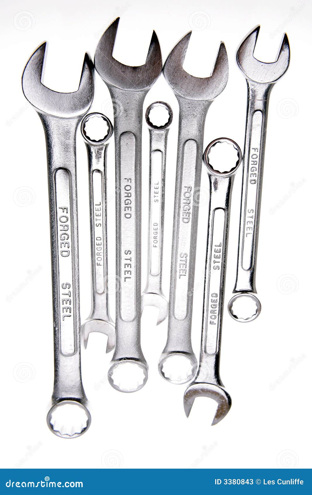 Spanners stock image. Image of mechanic, chrome, repair - 3380843