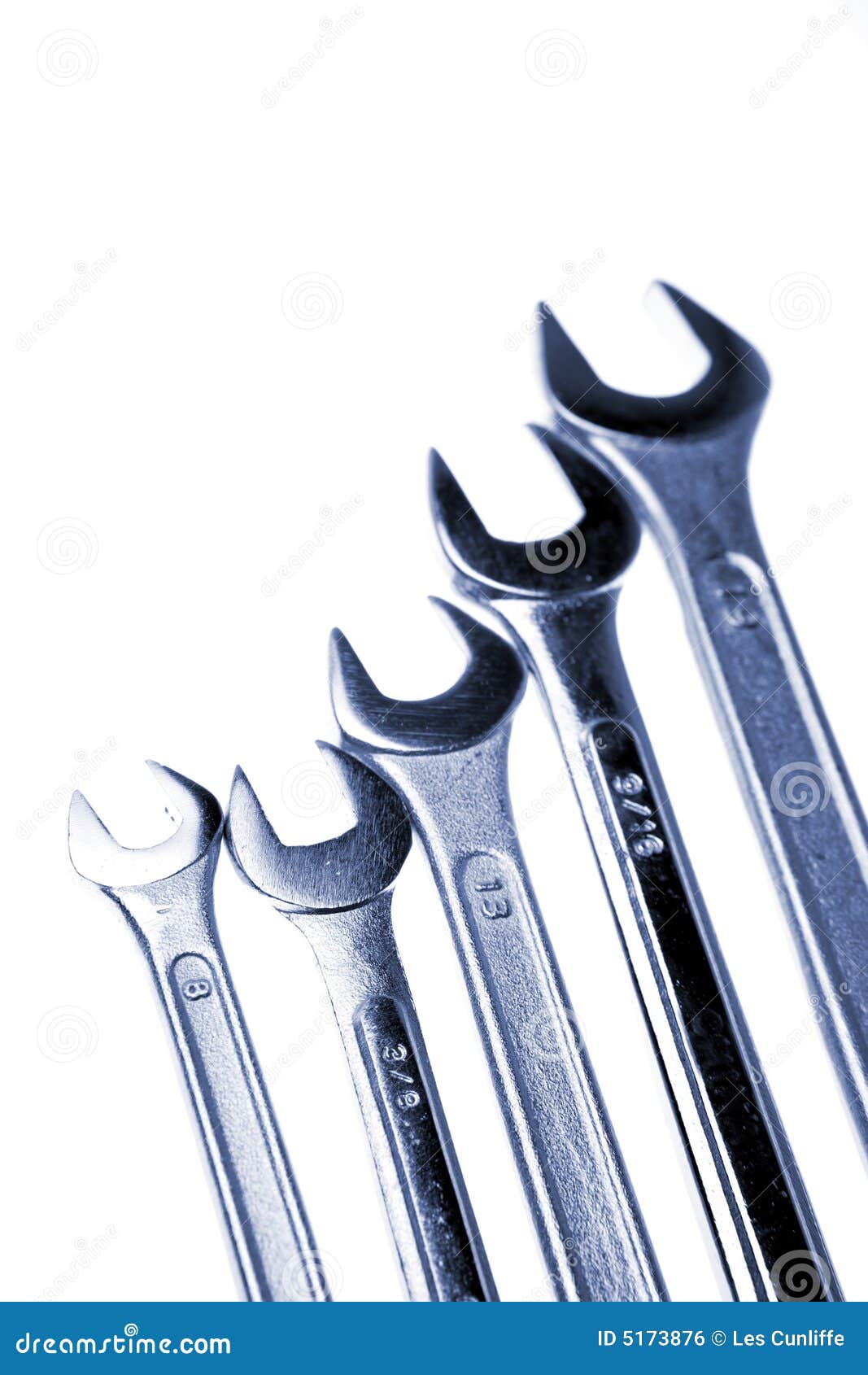 Spanners stock photo. Image of supply, tools, five, tighten - 5173876