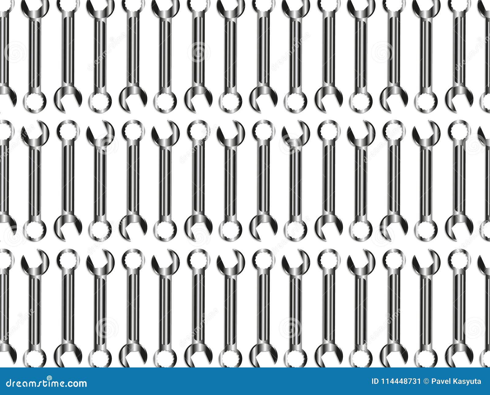 Spanners. Abstract Composition in Several Shades of Gray with a Shadow ...
