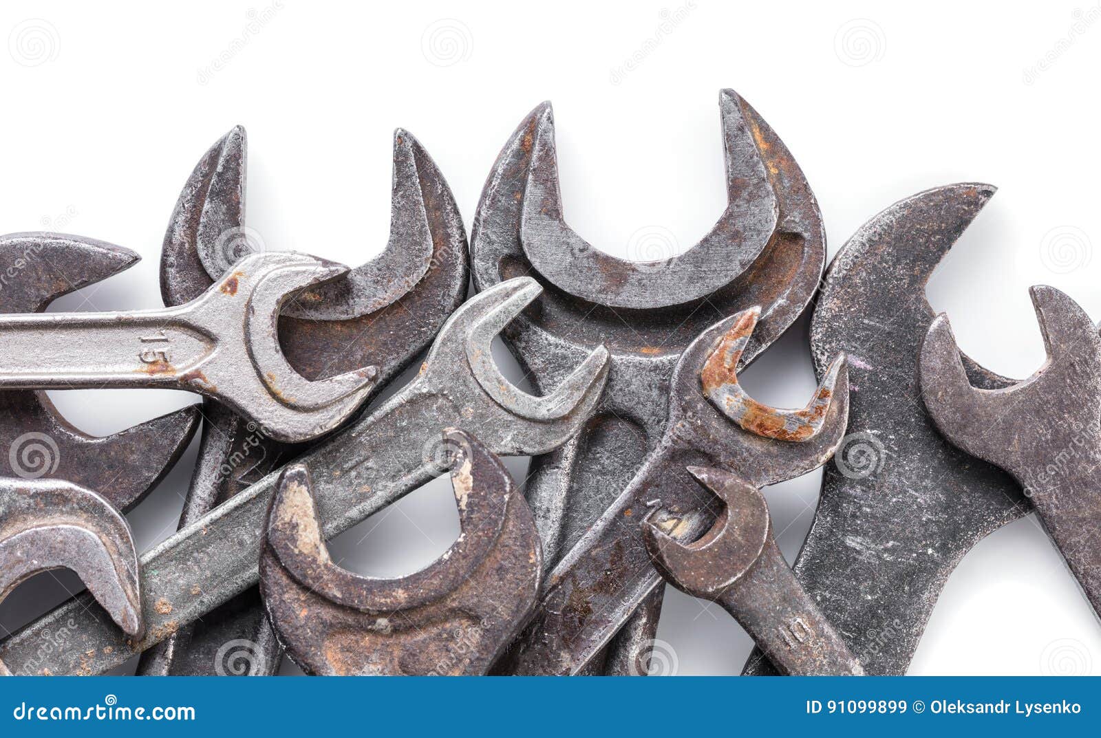 Spanners of Different Sizes Stock Image - Image of closeup, steel: 91099899