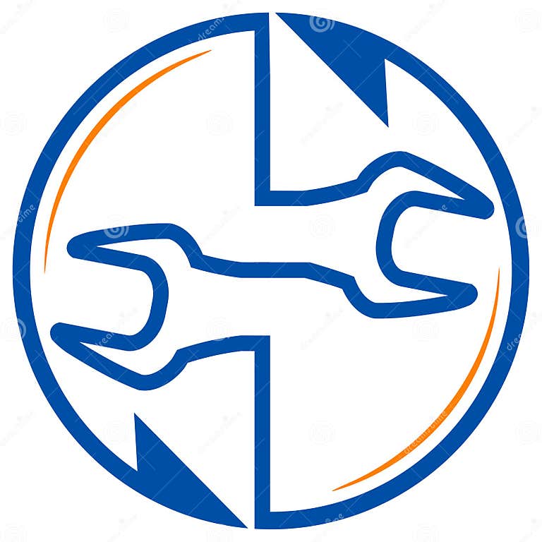 Spanners logo stock vector. Illustration of emblem, clip - 20297241