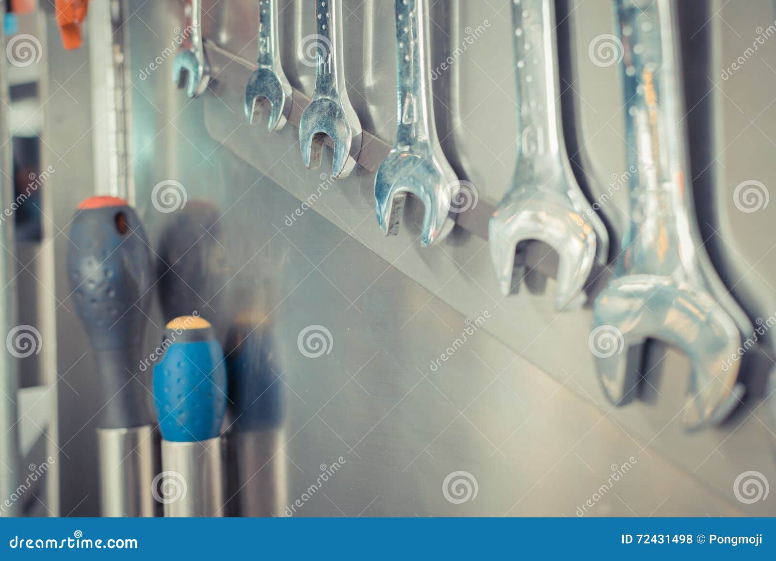 Spanners wrench tools stock photo. Image of closeup, organized - 72431498