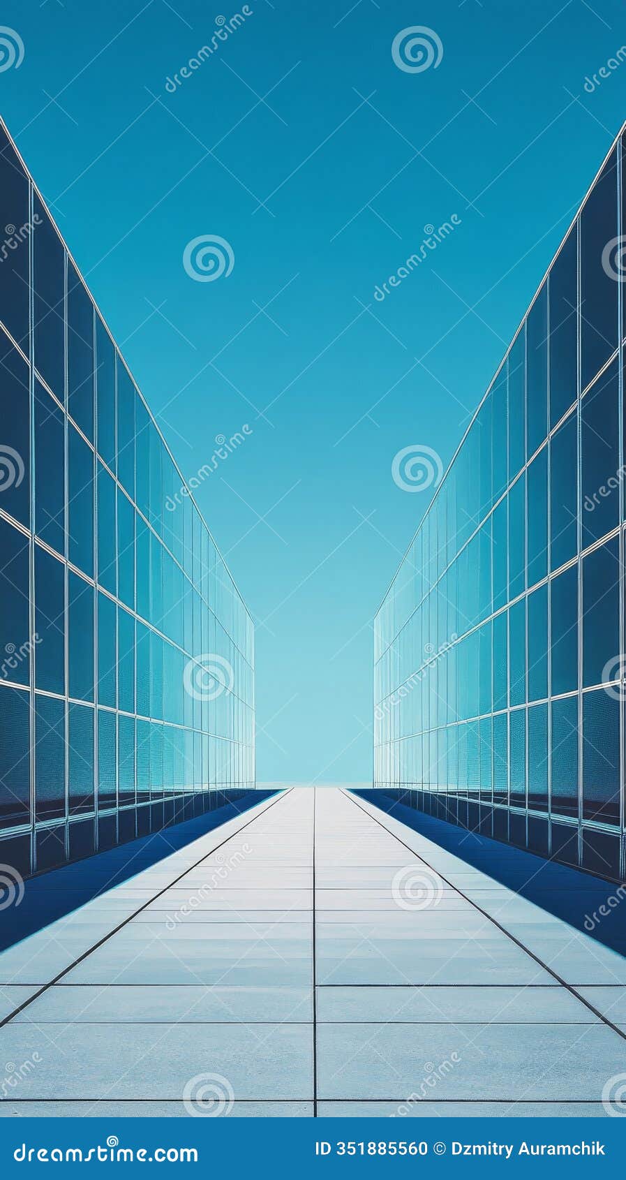 Spanning the Horizon Under a Clear Blue Sky, an Expansive Array of ...