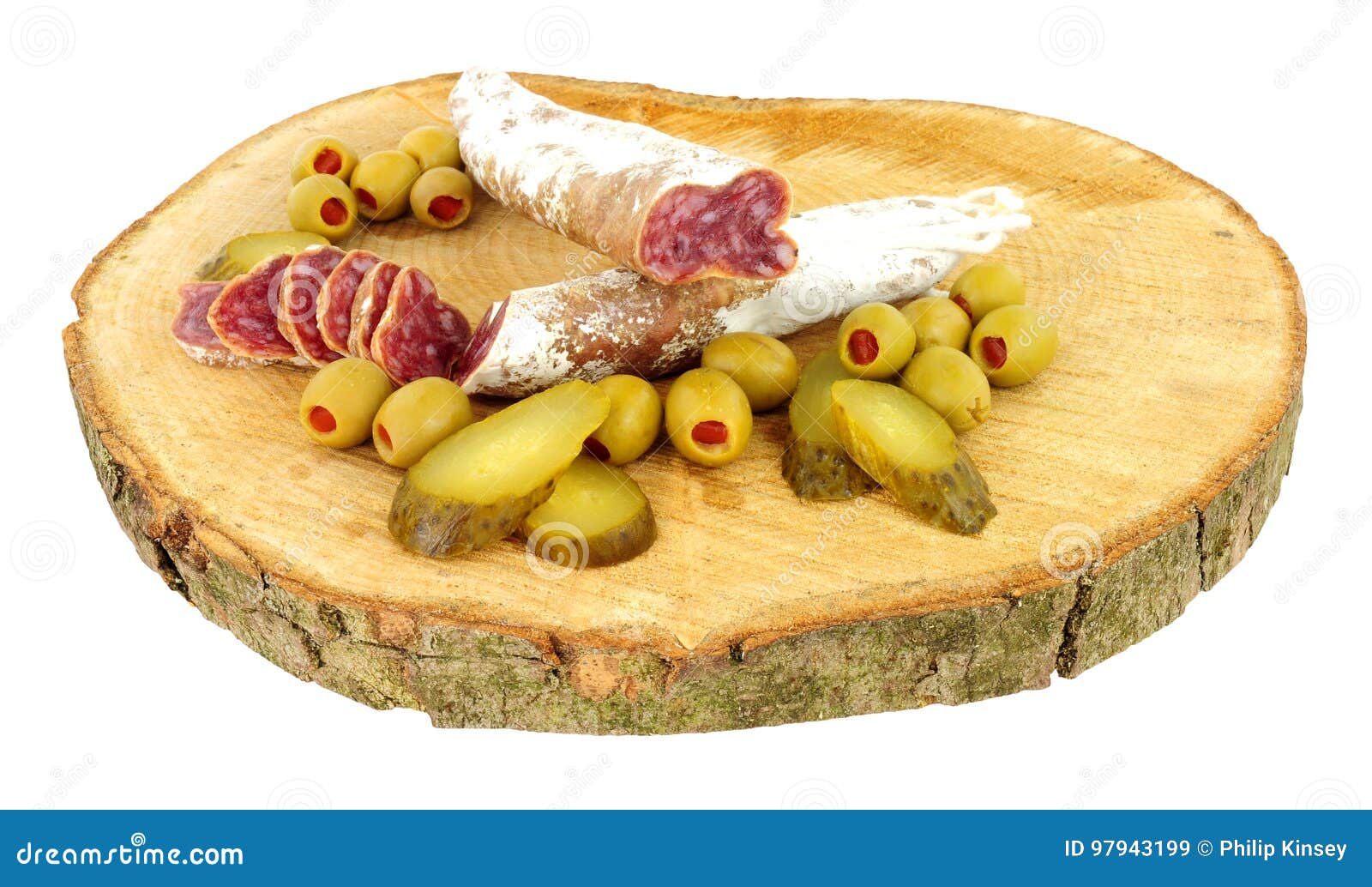 Spansk Fuet Catalansalami fotografering för bildbyråer. Bild av inlagt ...