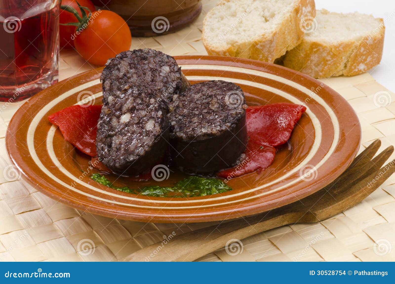 Spansk Kokkonst. Morcilla De Burgos. Blodpudding. Arkivfoto - Bild av ...