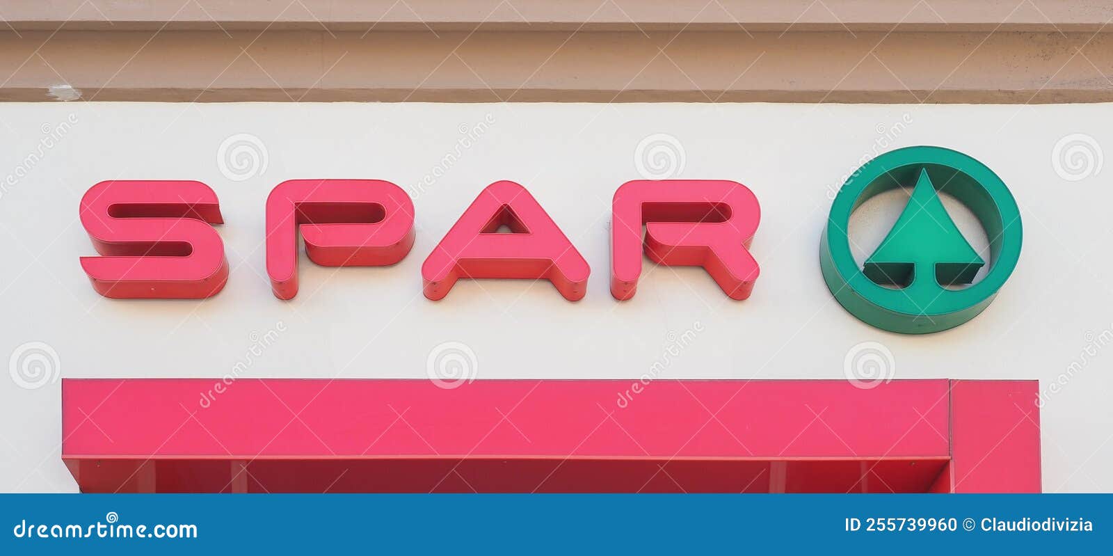 Spar Shopfront Sign in Vienna Editorial Image - Image of store, road ...
