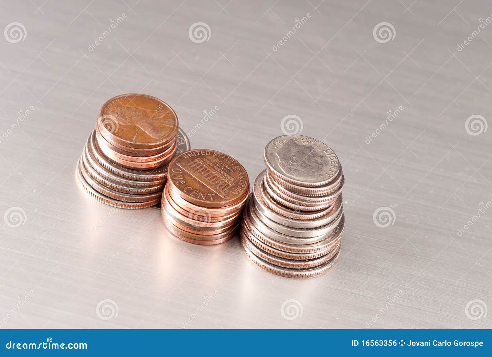 Spare Change stock photo. Image of dime, background, commerce - 16563356