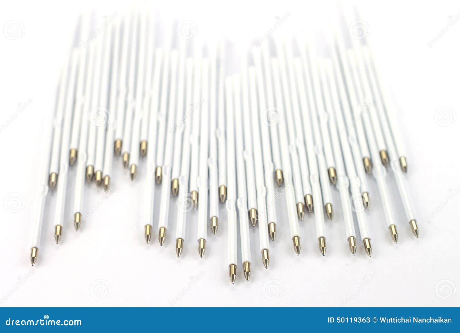 Spare cores for a pen stock image. Image of ballpoint - 50119363