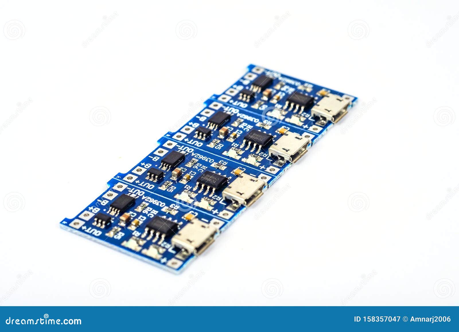 Spare Part of Female Micro Usb on Board Stock Image - Image of transfer ...
