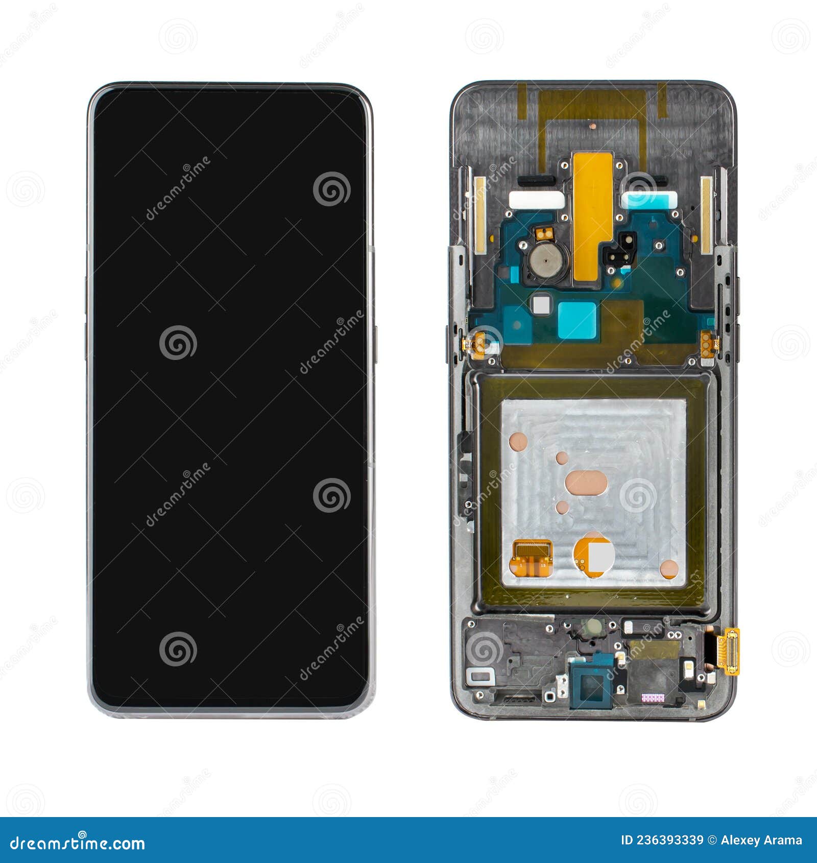 Spare Part for the Phone, the Screen for the Phone View from Both Sides ...