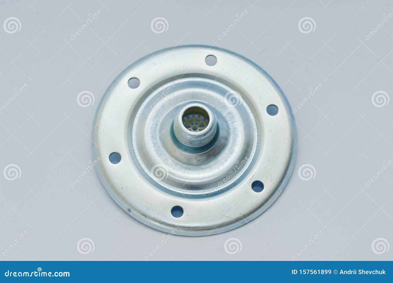 Spare Part Round Disc for Water Pump Isolated on White Stock Image ...