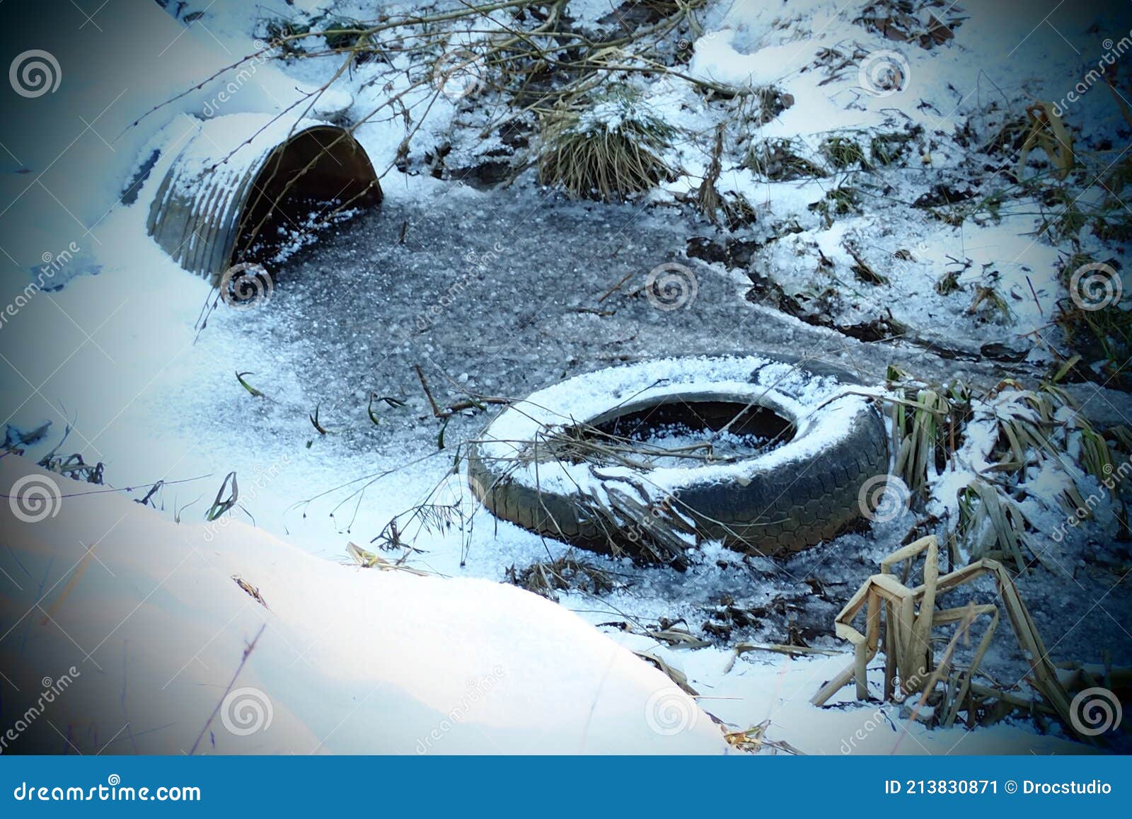 The spare wheel left alone stock image. Image of left - 213830871