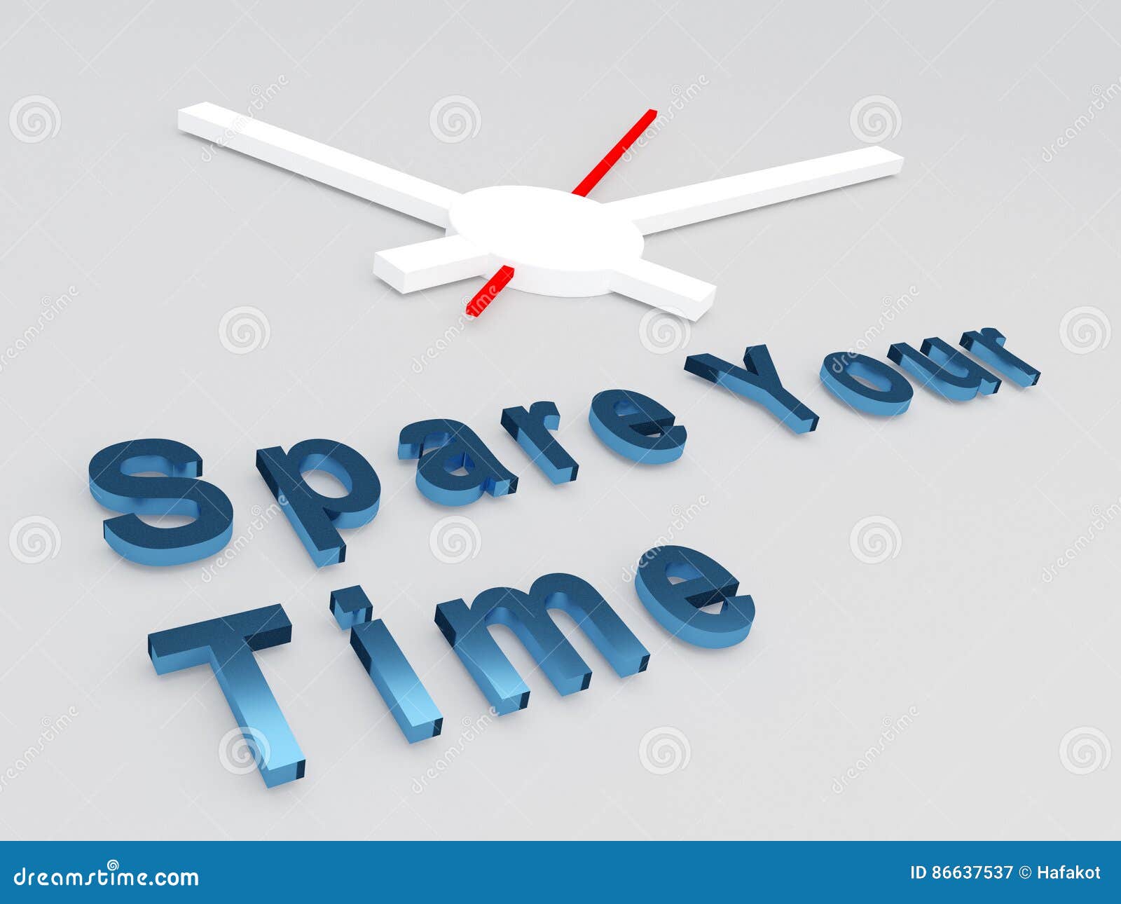 Spare your Time concept stock illustration. Illustration of activity ...