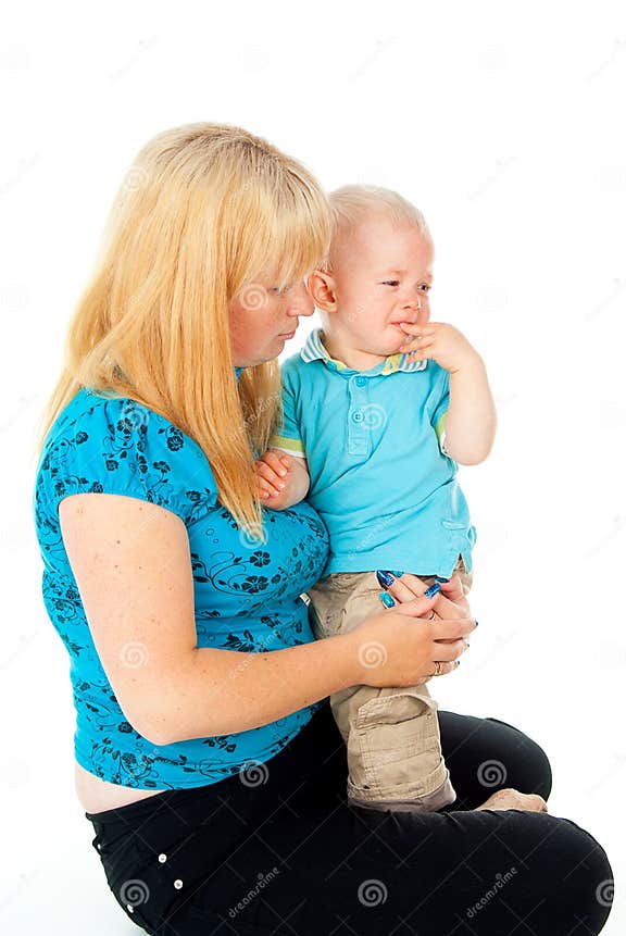 Spared mom crying baby stock image. Image of little, mother - 27903327