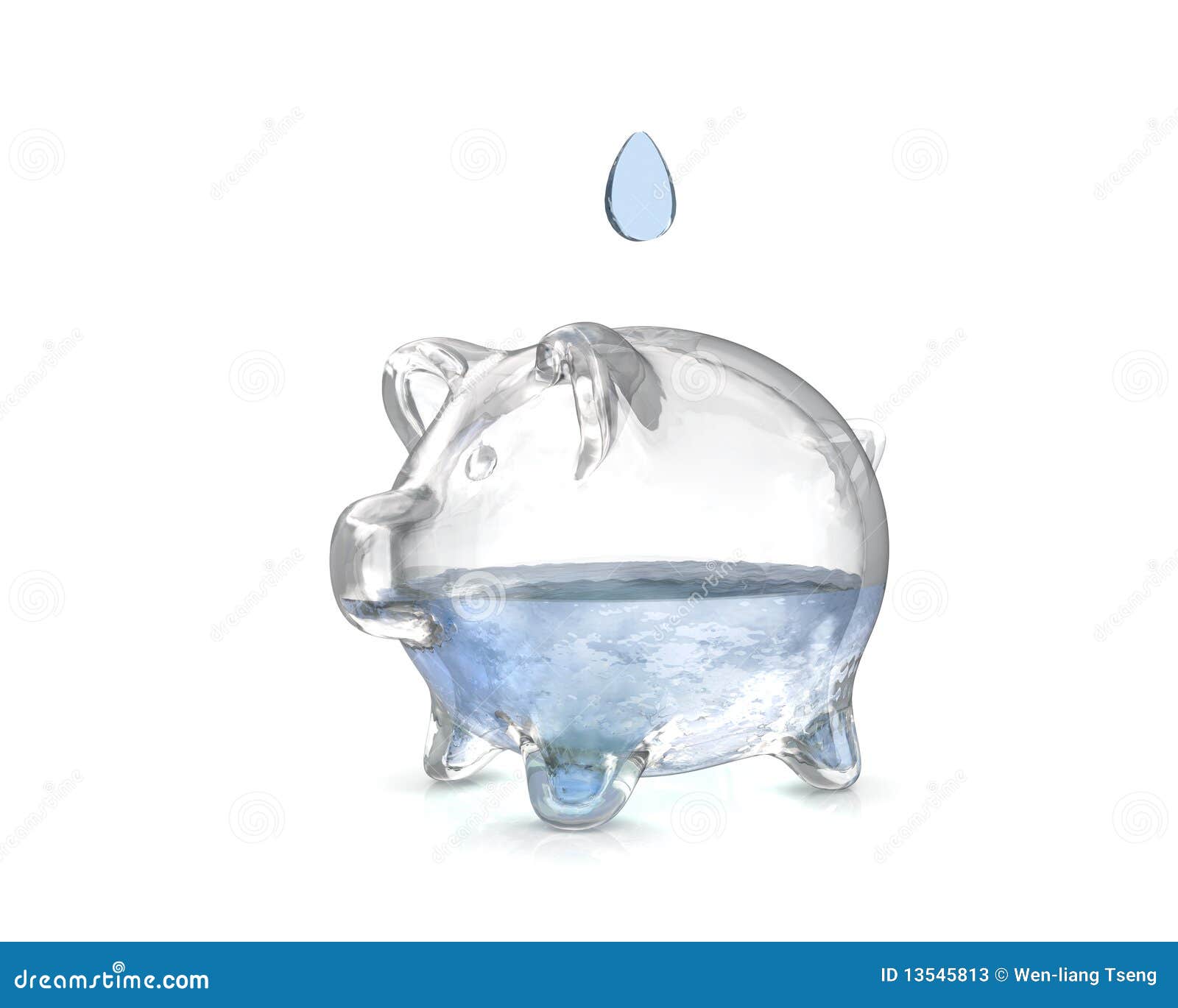 Sparen Water stock illustratie. Illustration of creatief - 13545813
