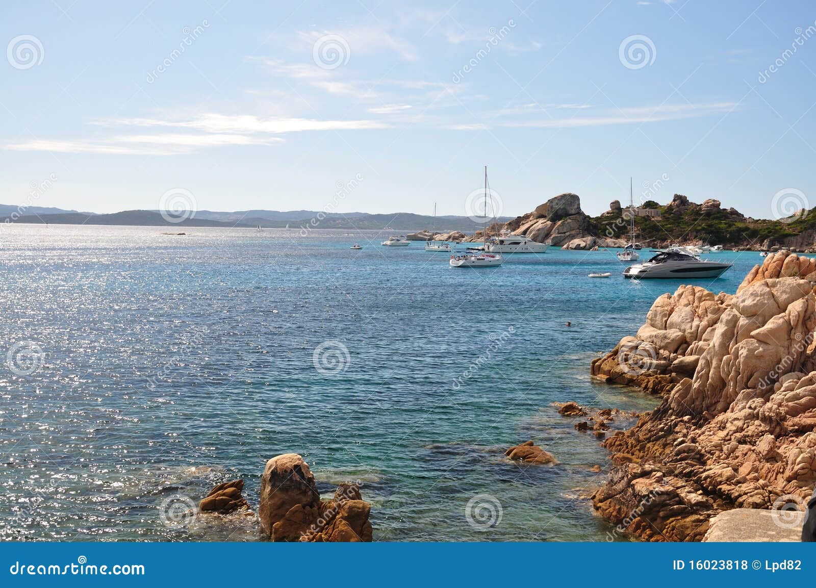 Spargi stock photo. Image of sardinia, beach, park, maddalena - 16023818