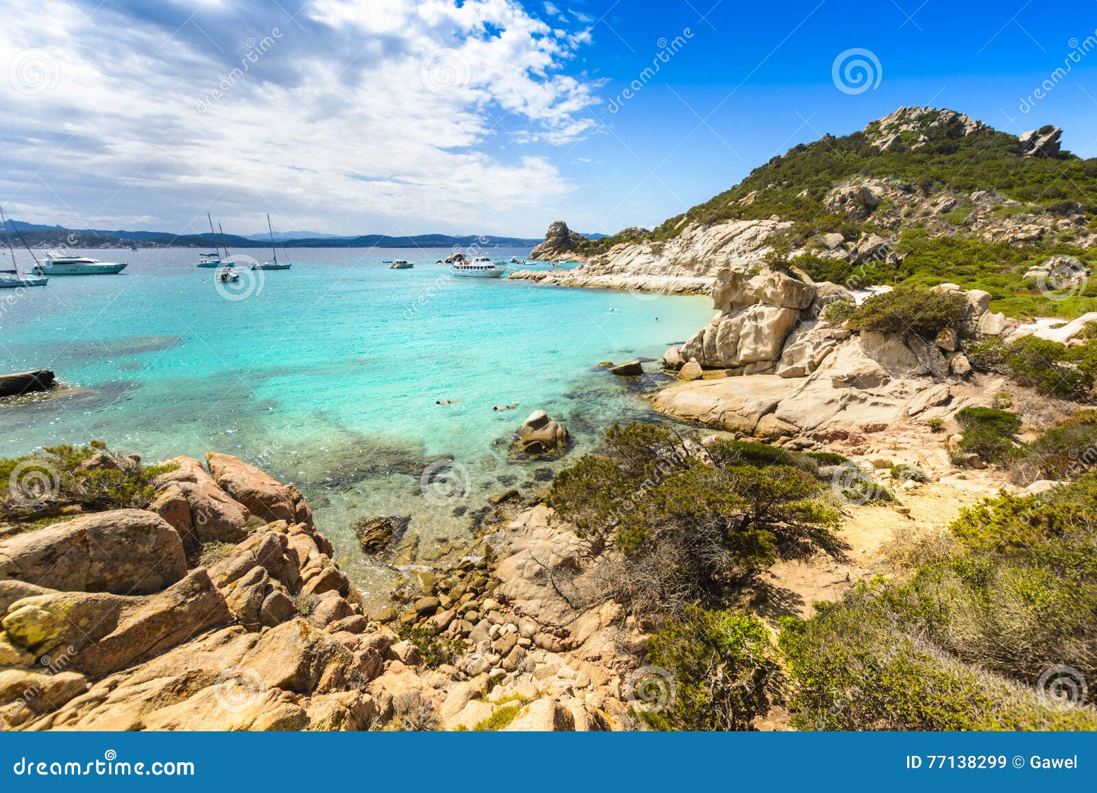 Spargi Island, Archipelago of Maddalena, Sardinia Stock Image - Image ...