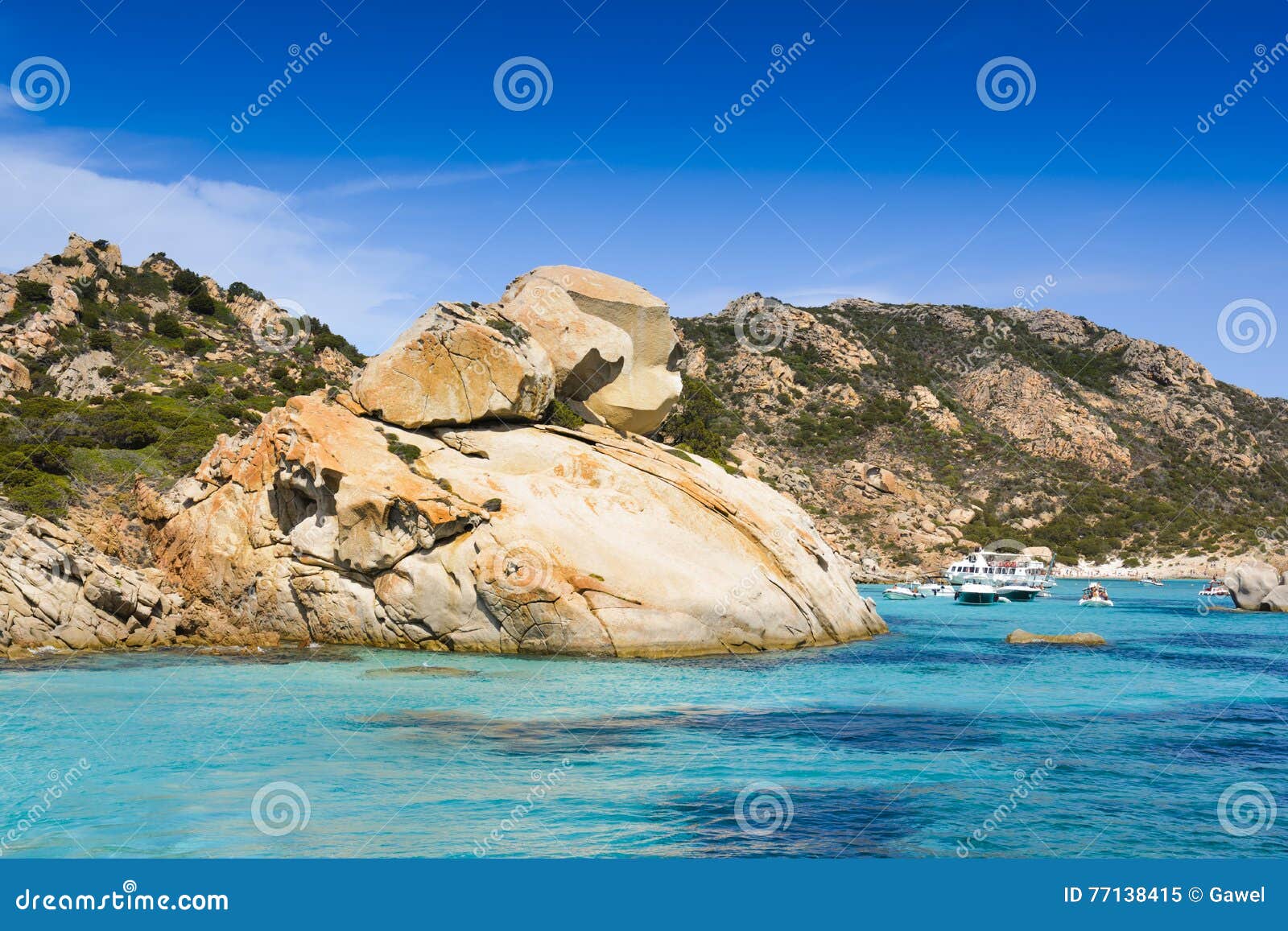 Spargi Island, Archipelago of Maddalena, Sardinia Stock Image - Image ...