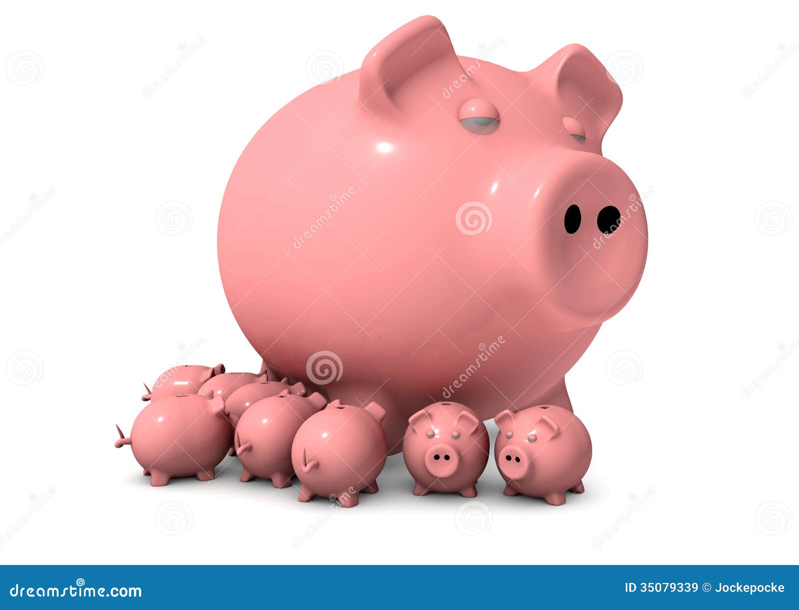 Spargris stock illustrationer. Illustration av illustration - 35079339