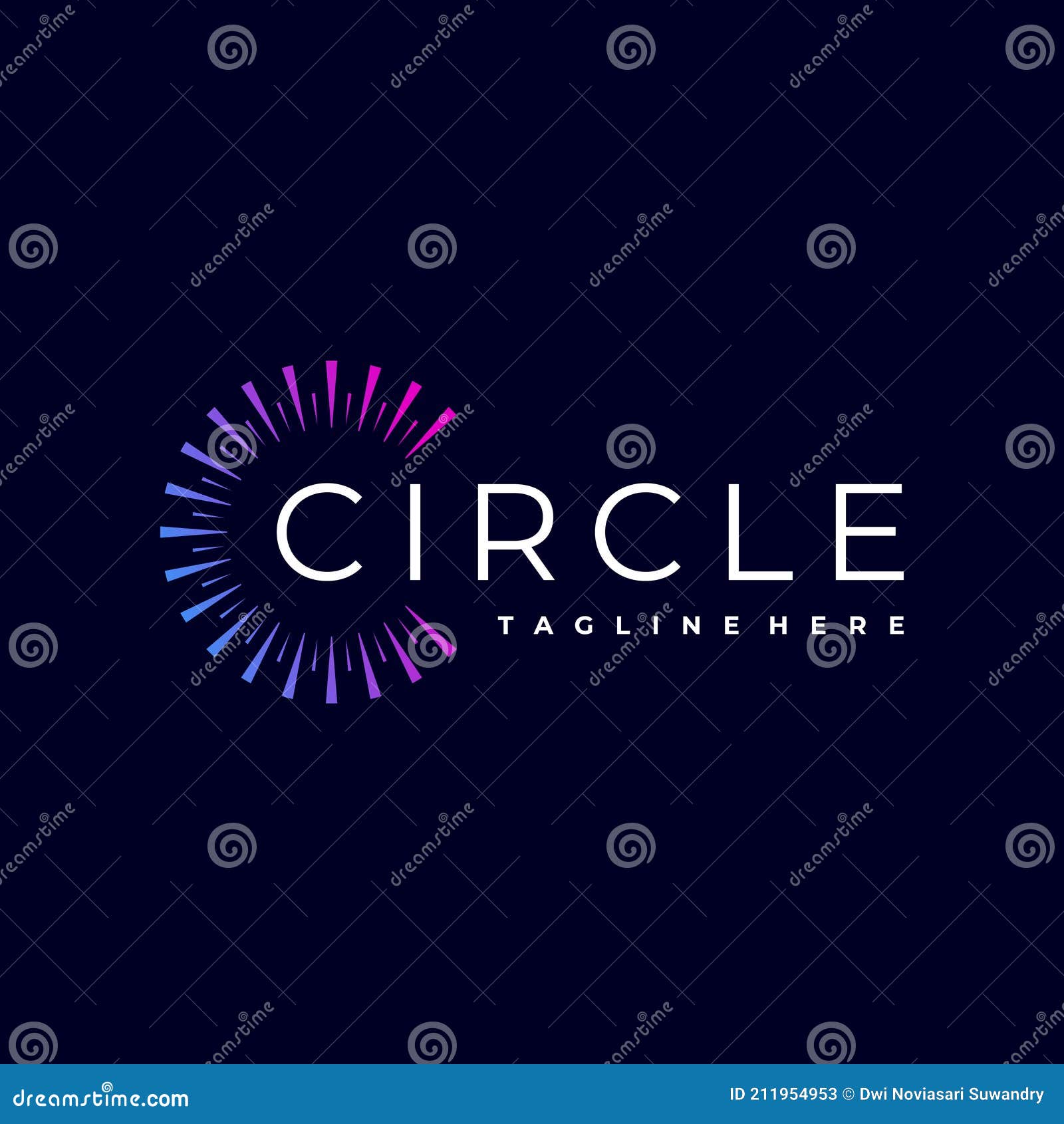 Spark Circle Logo Vector Icon Template Stock Vector - Illustration of ...