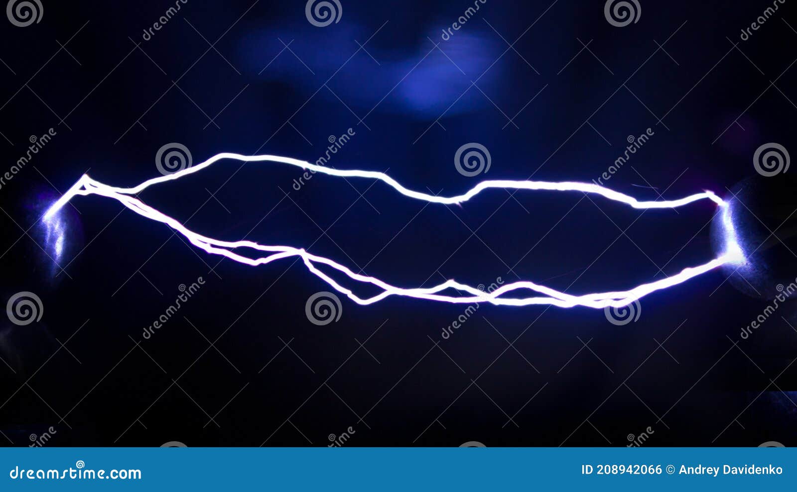 Spark Discharge for STEM Project Stock Photo - Image of light ...