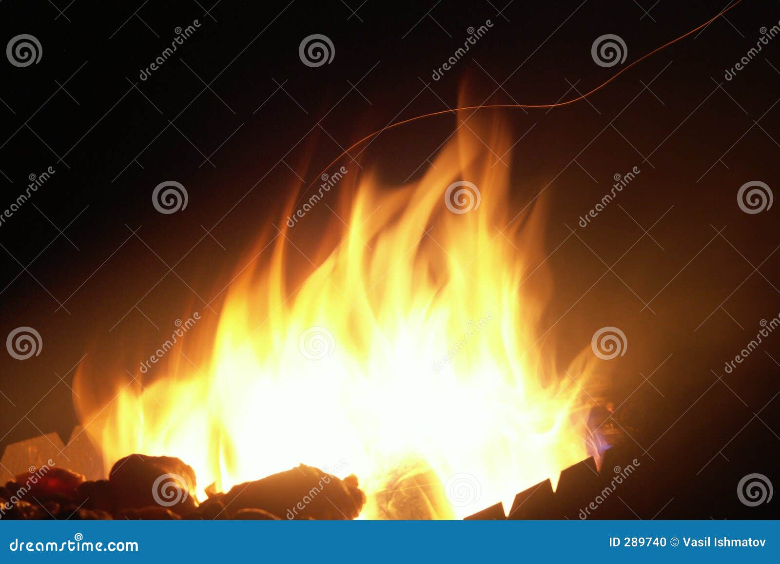 Spark fired! stock photo. Image of burning, torch, dark - 289740
