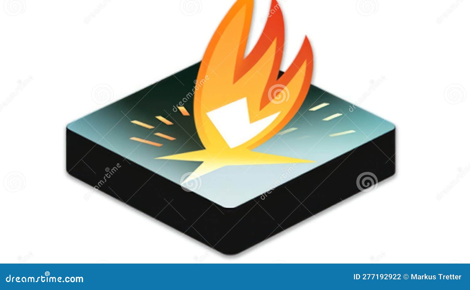 A Spark Icon Representing the Open-source Data Processing Engine Used for Fast Big Data ...