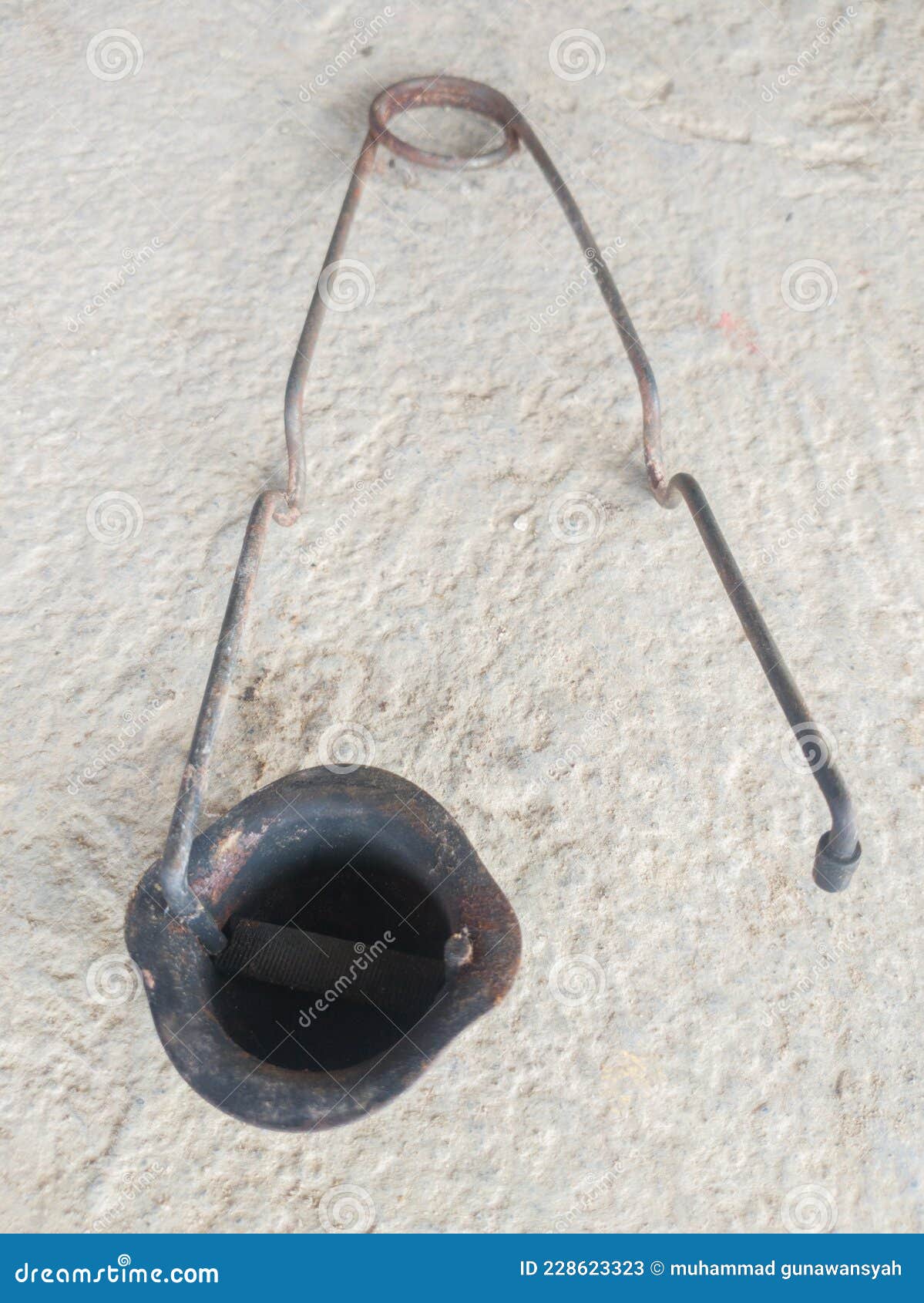 Spark Lighter To Light the Cutting Torch, on Cement Floor Stock Image ...