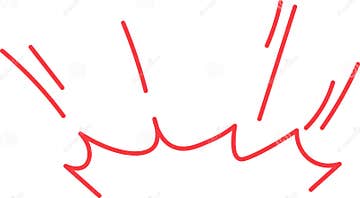 Spark Outline Doodle stock illustration. Illustration of symbol - 354221770