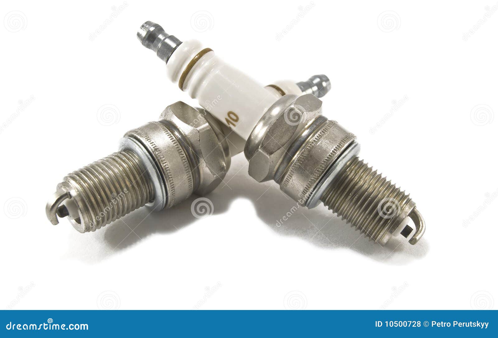Spark plug stock photo. Image of vehicle, white, ignition - 10500728