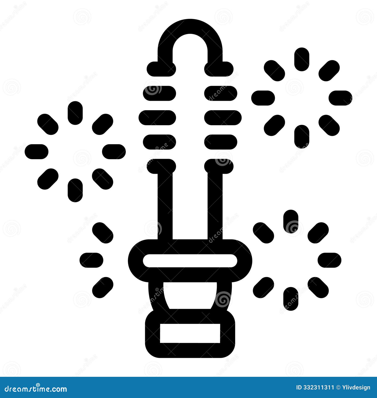 Spark Plug Generating Sparks for Engine Ignition and Combustion Stock ...