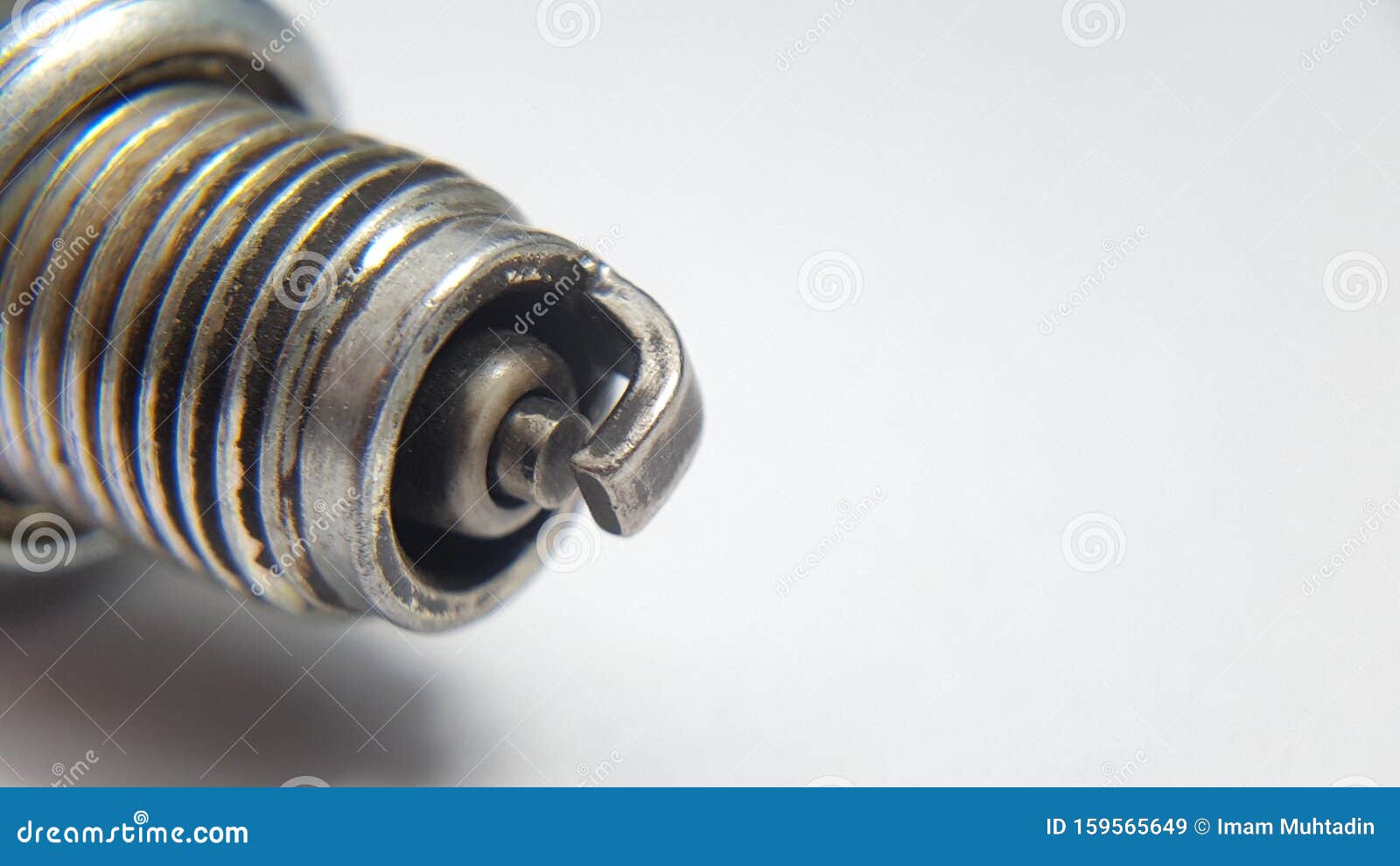 Spark Plug Head, Ignition Component on Motor Stock Image - Image of ...