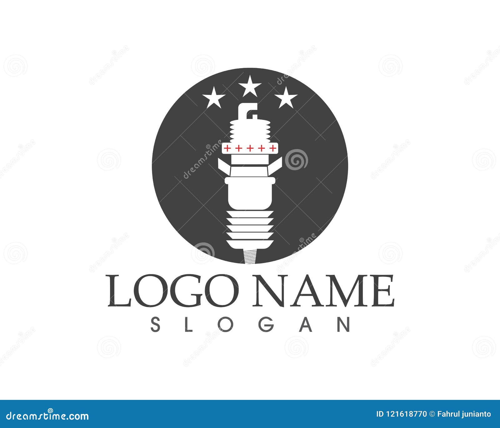 Spark Plug Icon Logo Design Concept Stock Vector - Illustration of ...