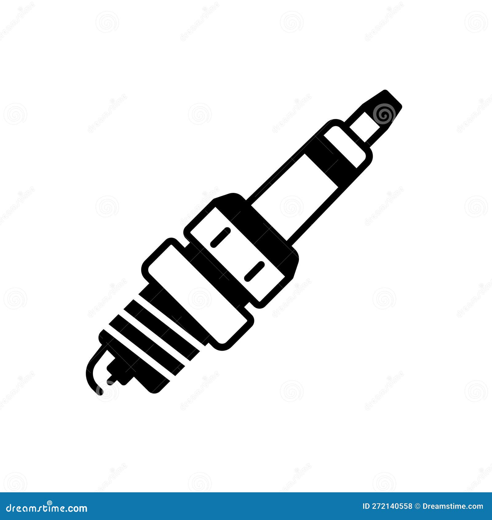 Spark Plug Icon To Provide an Electric Spark in the Combustion Chamber ...