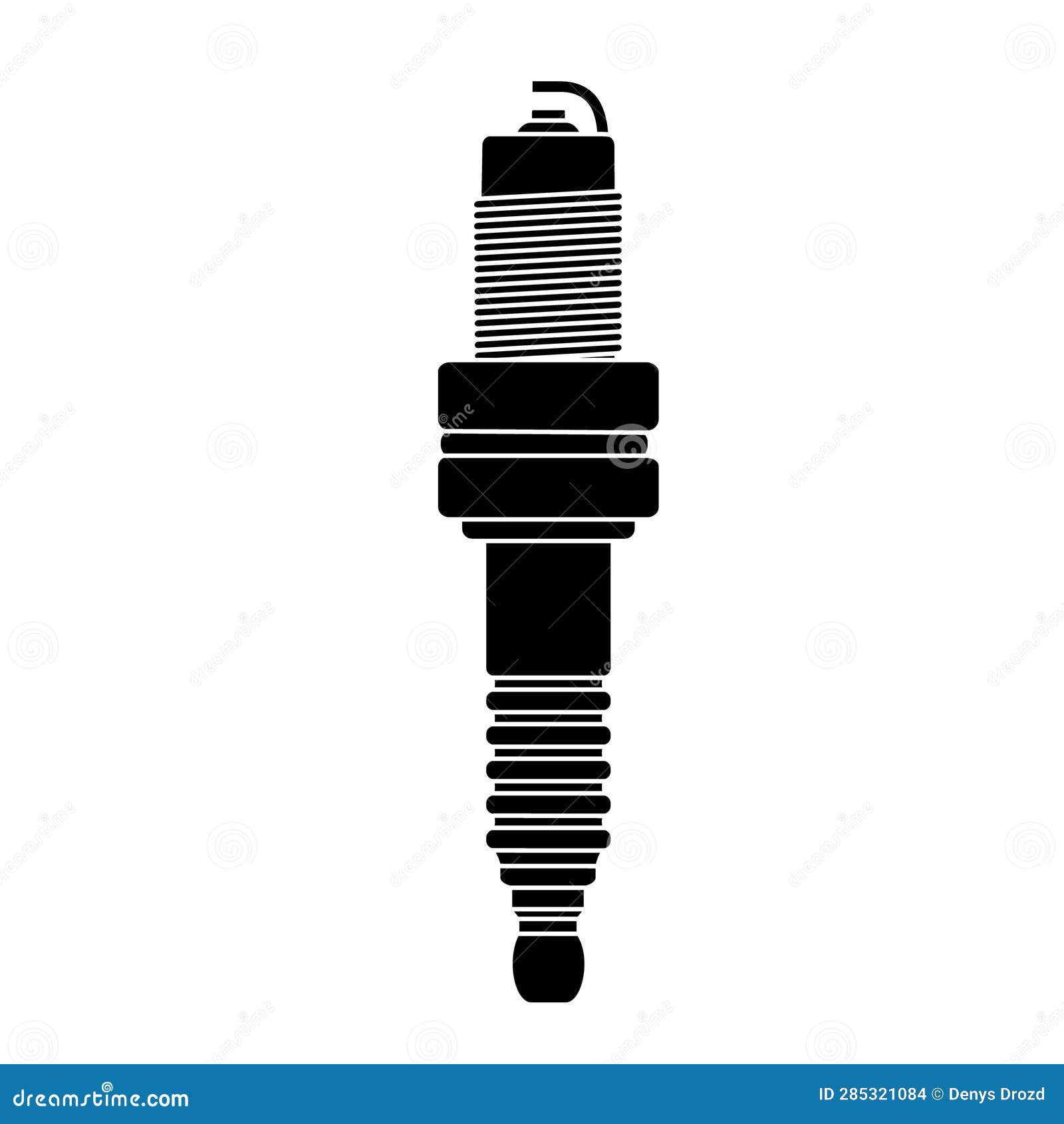 Spark Plug Icon Vector. Sparking Plug Illustration Sign. Ignition ...
